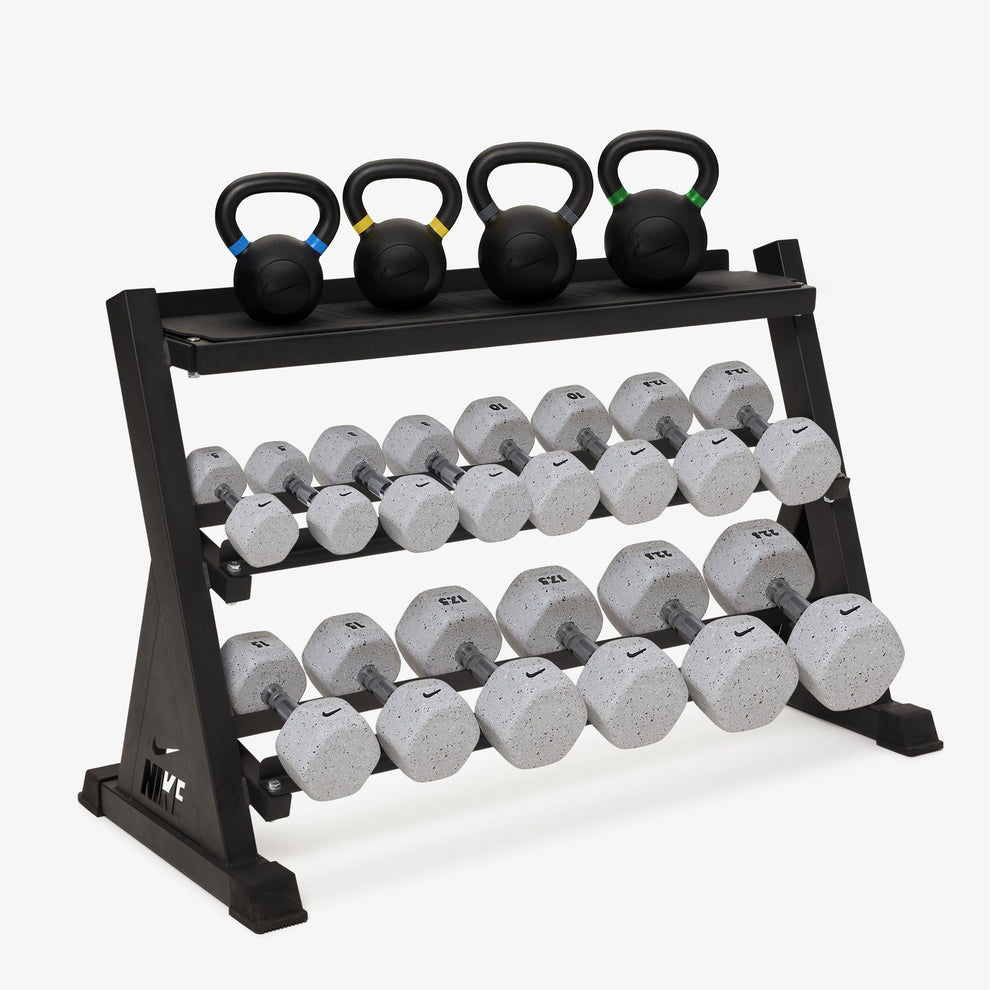 Nike Kettlebell & Dumbbell Rack Sets – Nike Strength EU
